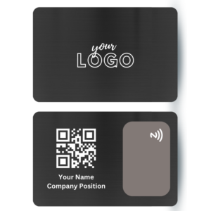 Personalized Metal Digital Business Card and Tag Combo