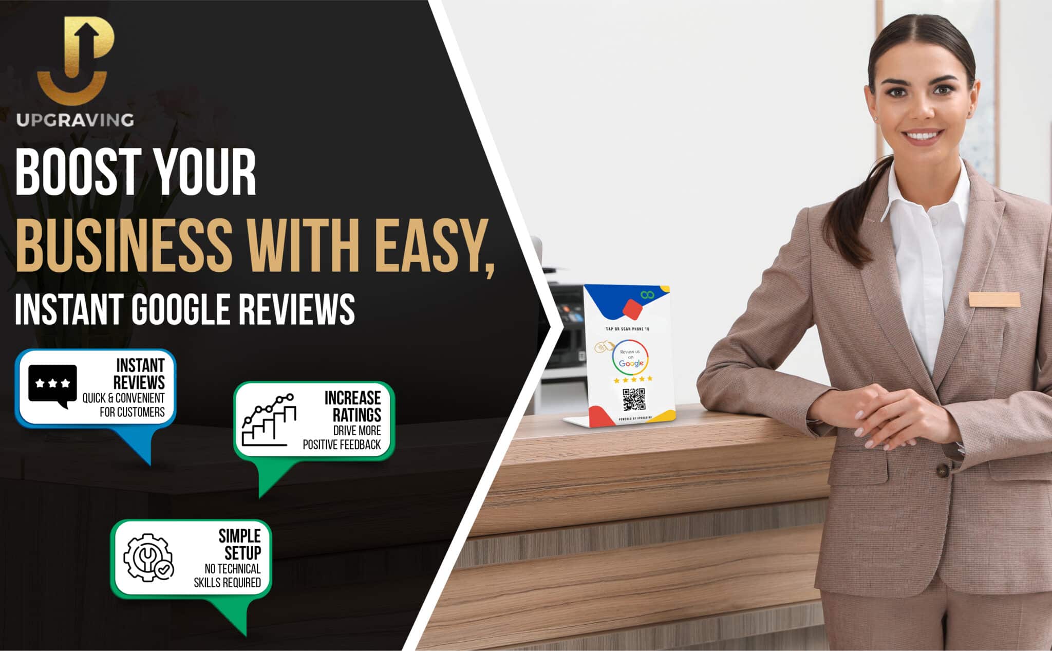 Google Review Stand