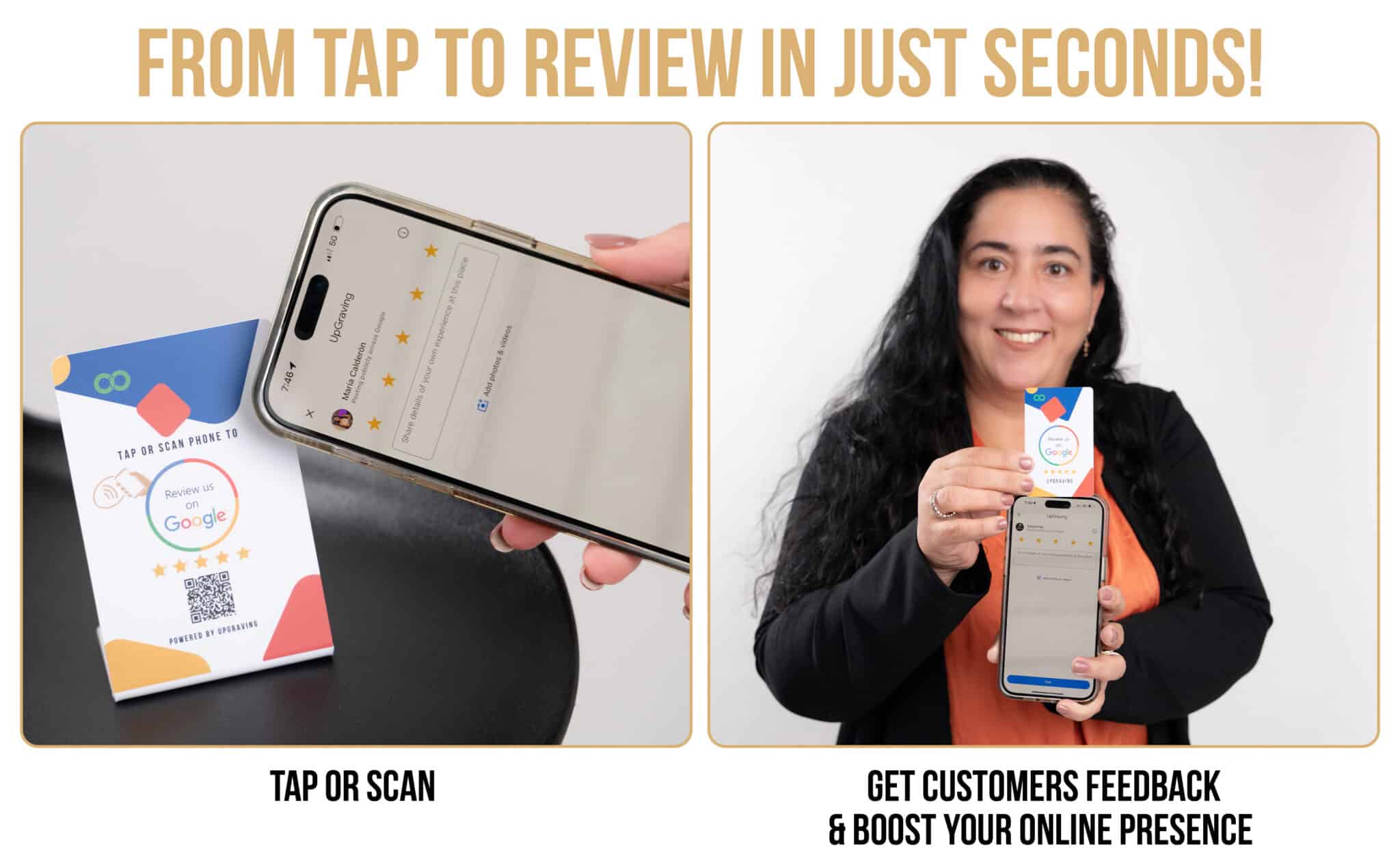 Google Review Stand