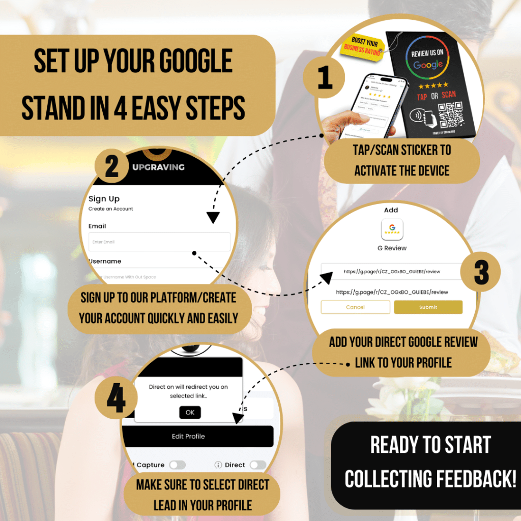 Google Review Stand